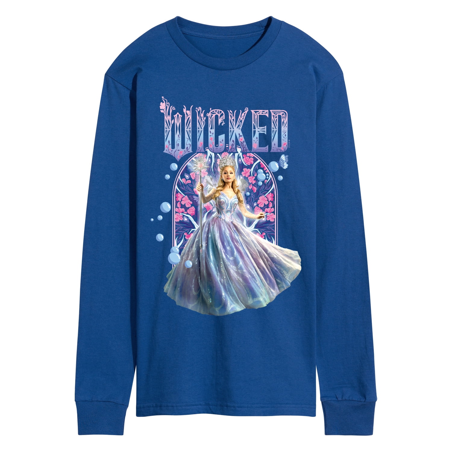 Wicked: Part 2 - Glinda Florals - Men's Long Sleeve Graphic T-Shirt ...