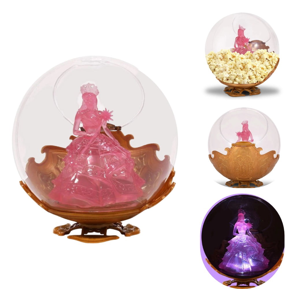 Wicked Popcorn Bucket, Pink Glinda Glow In The Dark –BPA-Free Food ...