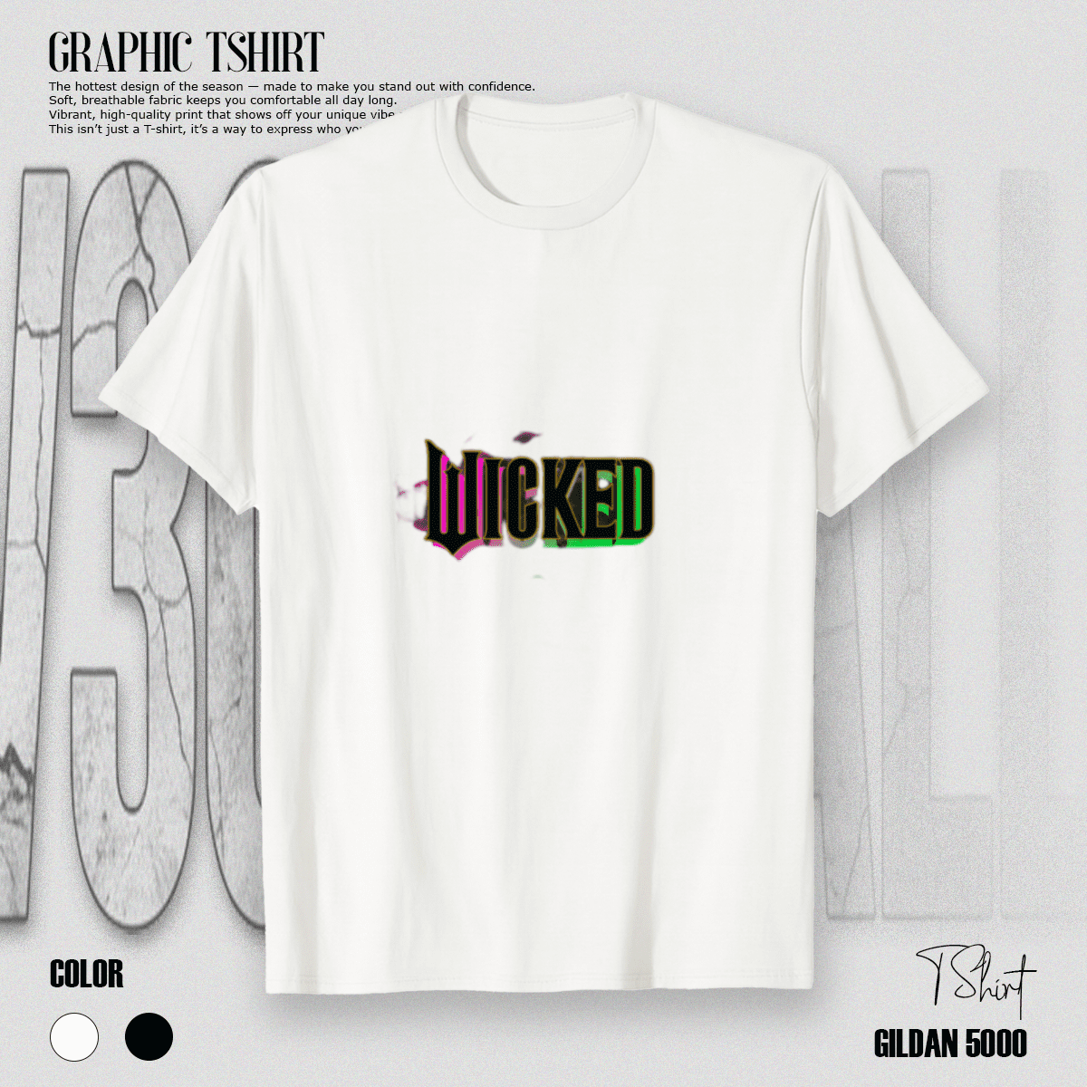 Wicked Retro Bold Graphic Edgy Fun Statement Character Art Unisex T ...
