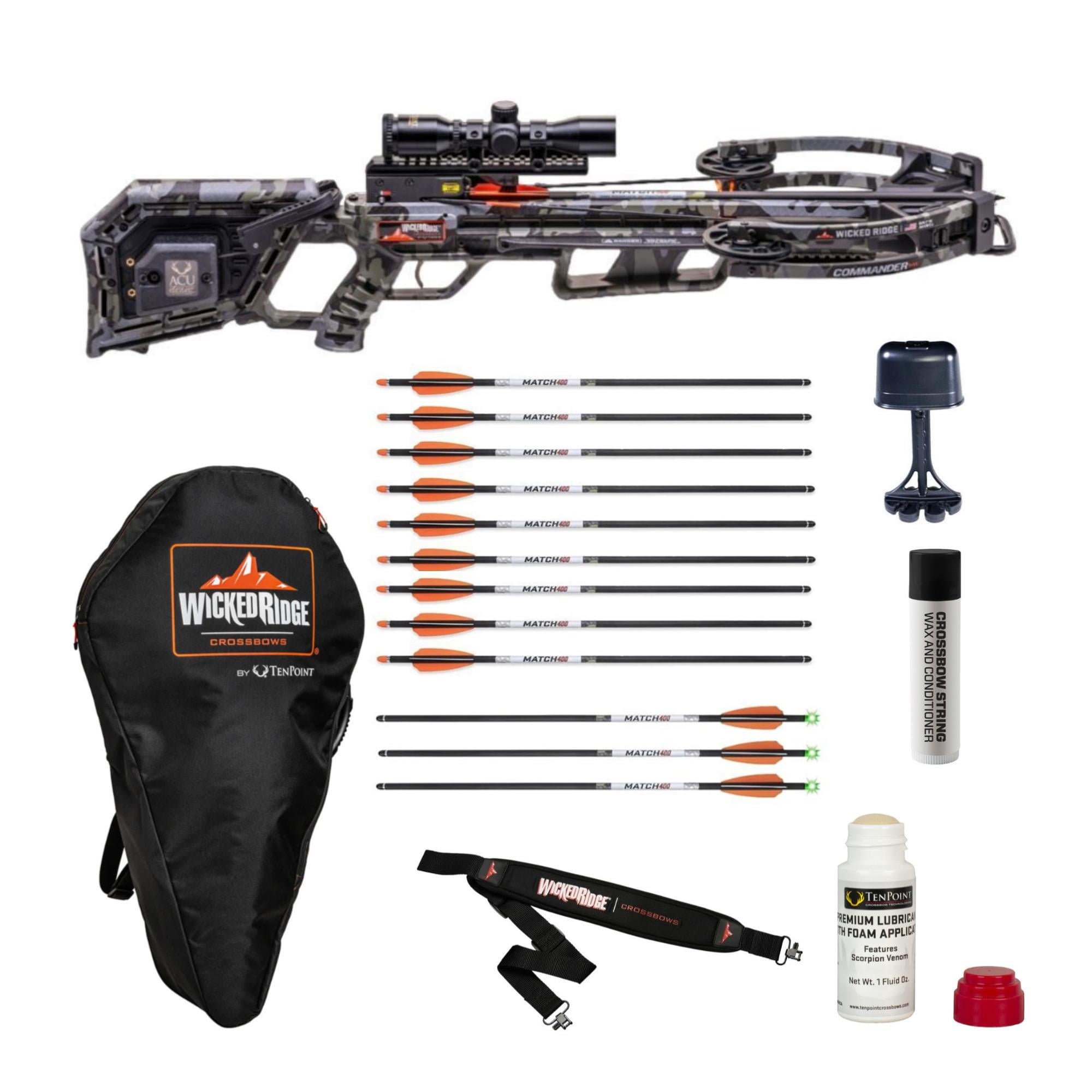 Wicked Ridge Commander M1 Ready-to-Hunt Bundle with 9-Pack Match 400 ...