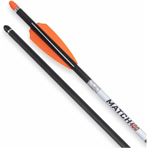 "Wicked Ridge 20"" Carbon Crossbow Arrows with Stainless-Steel Inserts ...