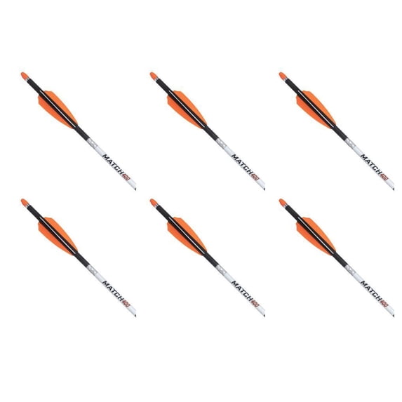 "Wicked Ridge Crossbow Carbon Arrows with Aluminum Inserts, 20"", .004 ...