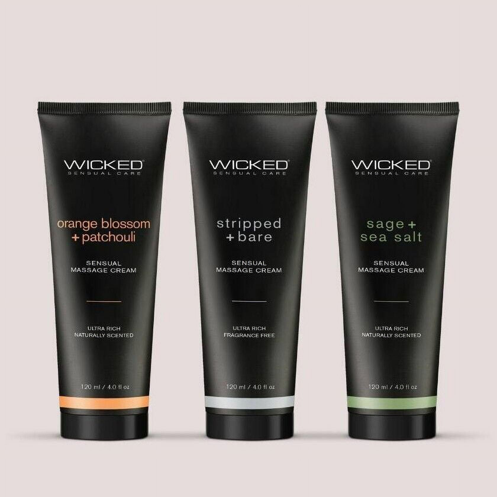 Wicked sensual care Scented Massage Cream, Natural Scented, Gel for ...