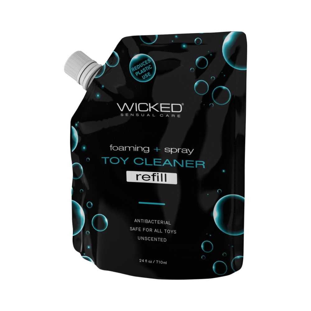 Wicked Sensual Care Foaming + Spray Toy Cleaner Refill Pouch - 24 oz ...
