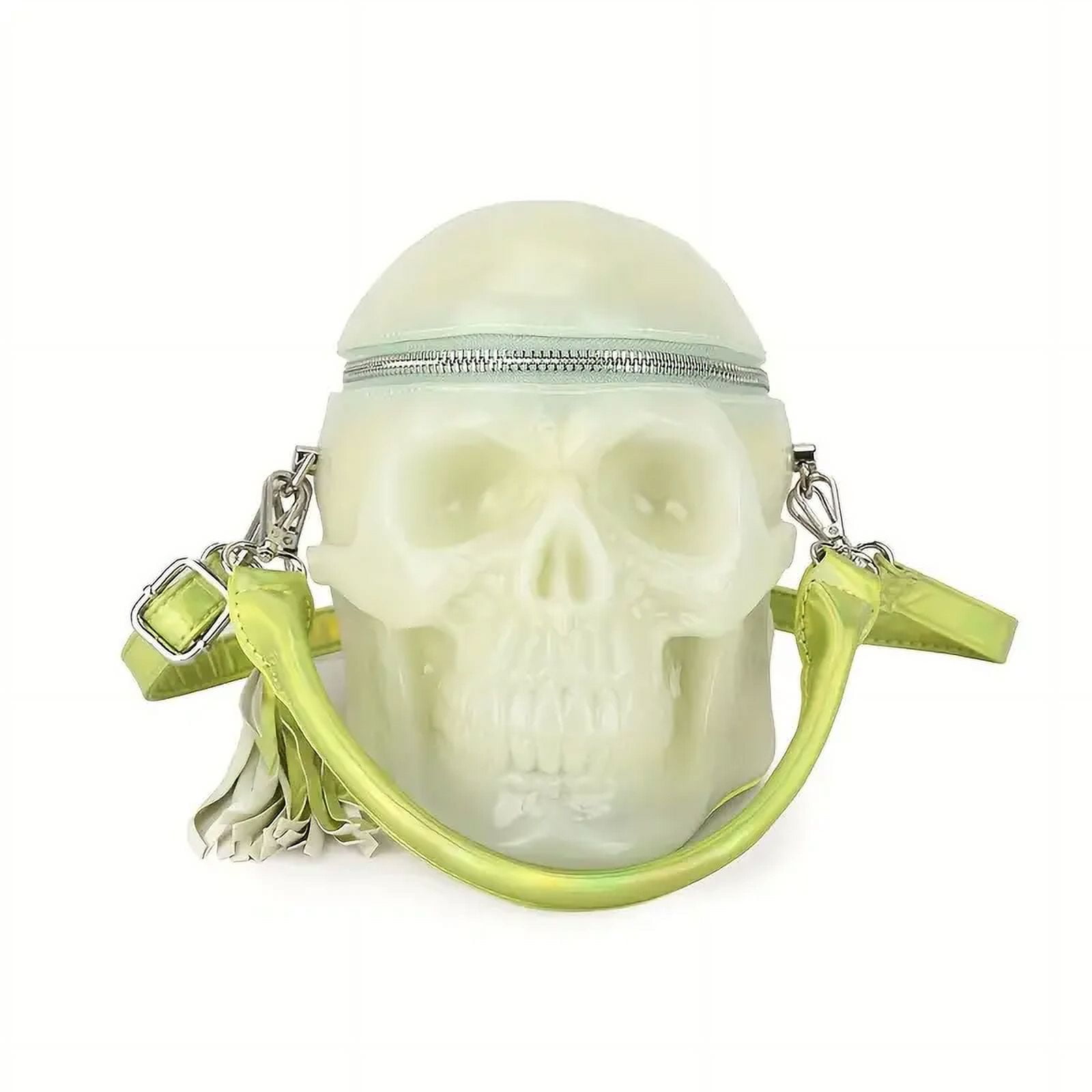 Wicked Silk Goth Emo Punk Glow in the Dark Crossbody Skull Crossbody ...