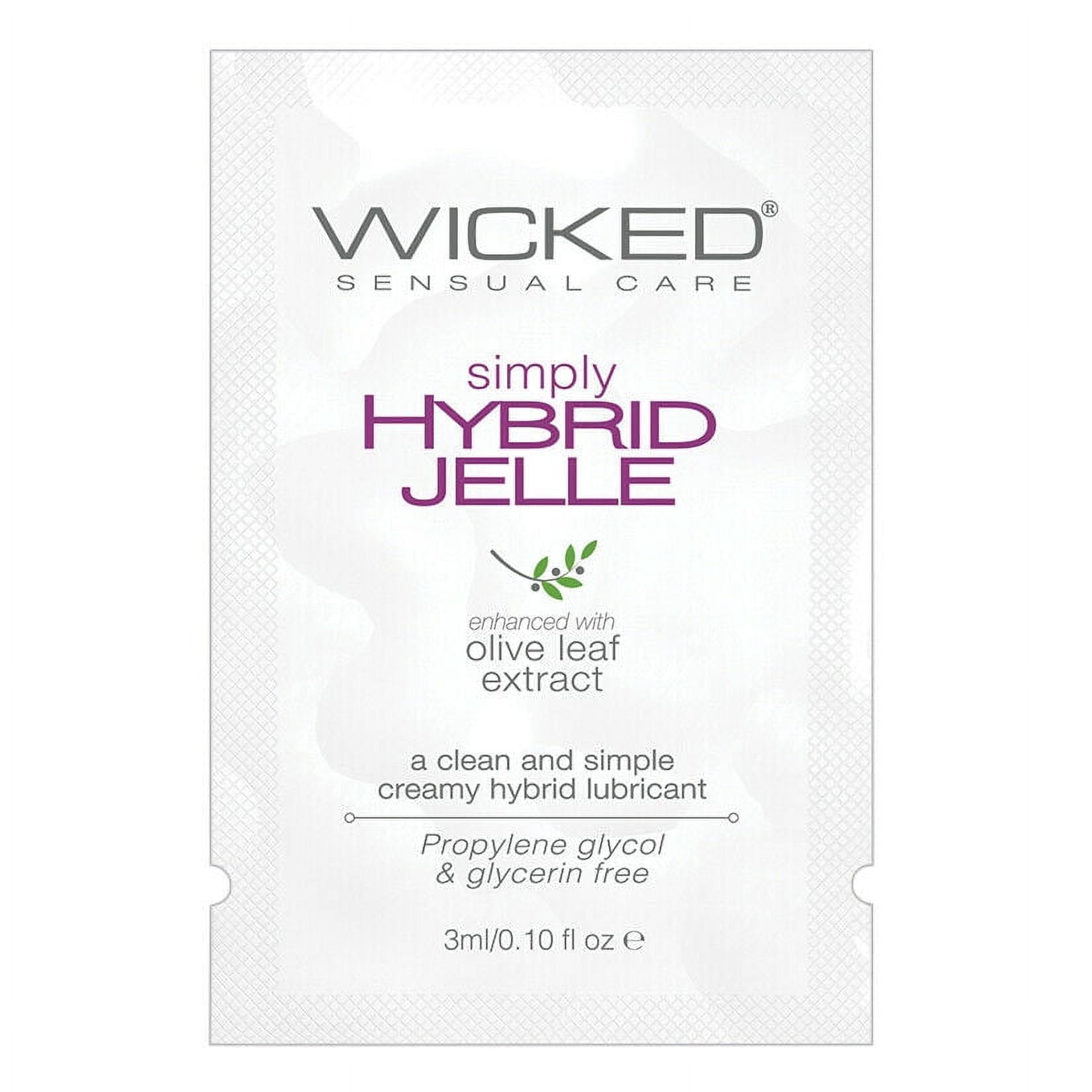 Wicked Simply Hybrid Lubricant | Silicone+Water Based Infused Lubricant ...