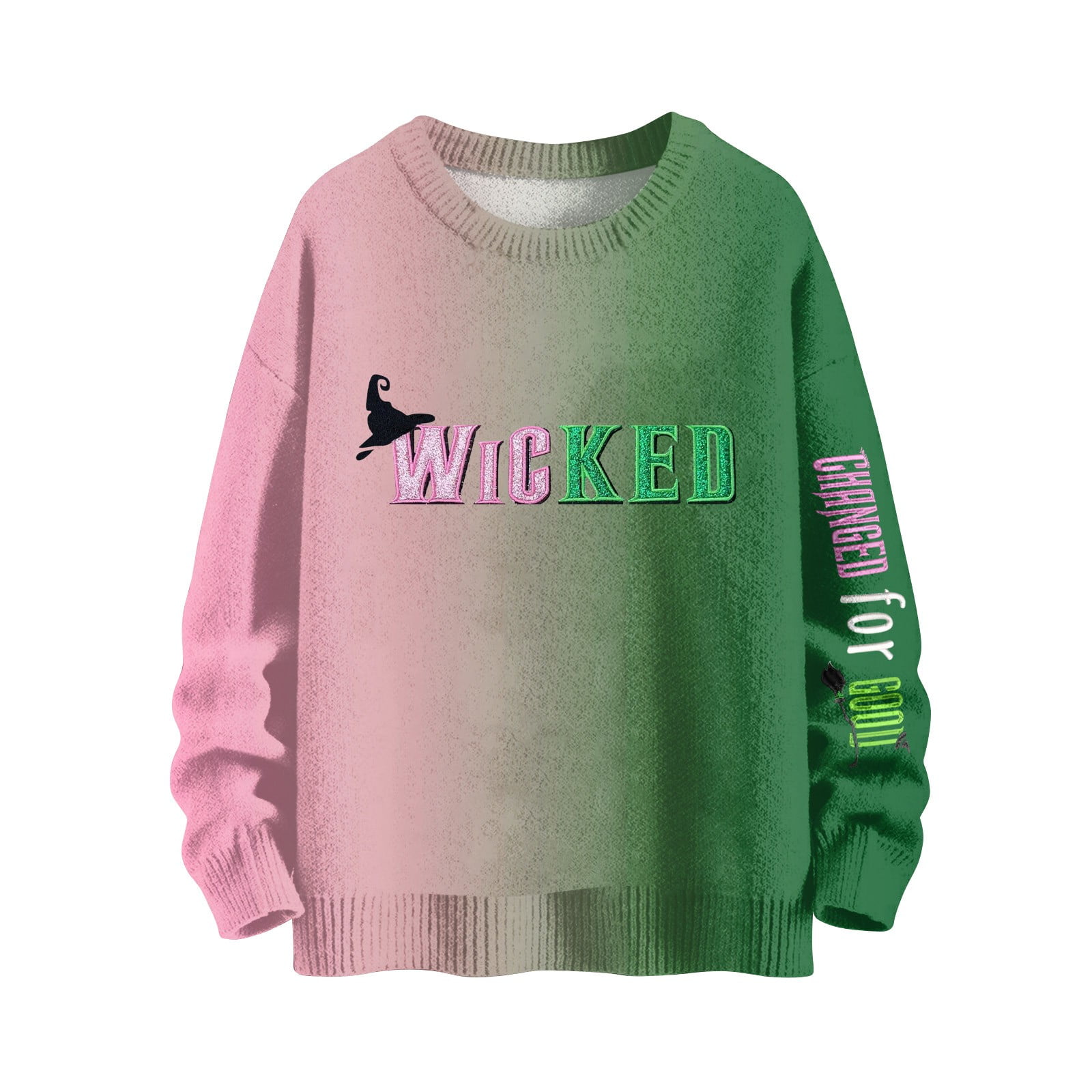 Wicked Sweatshirt Shirt for Women, Wicked Merch Women's Gradient ...