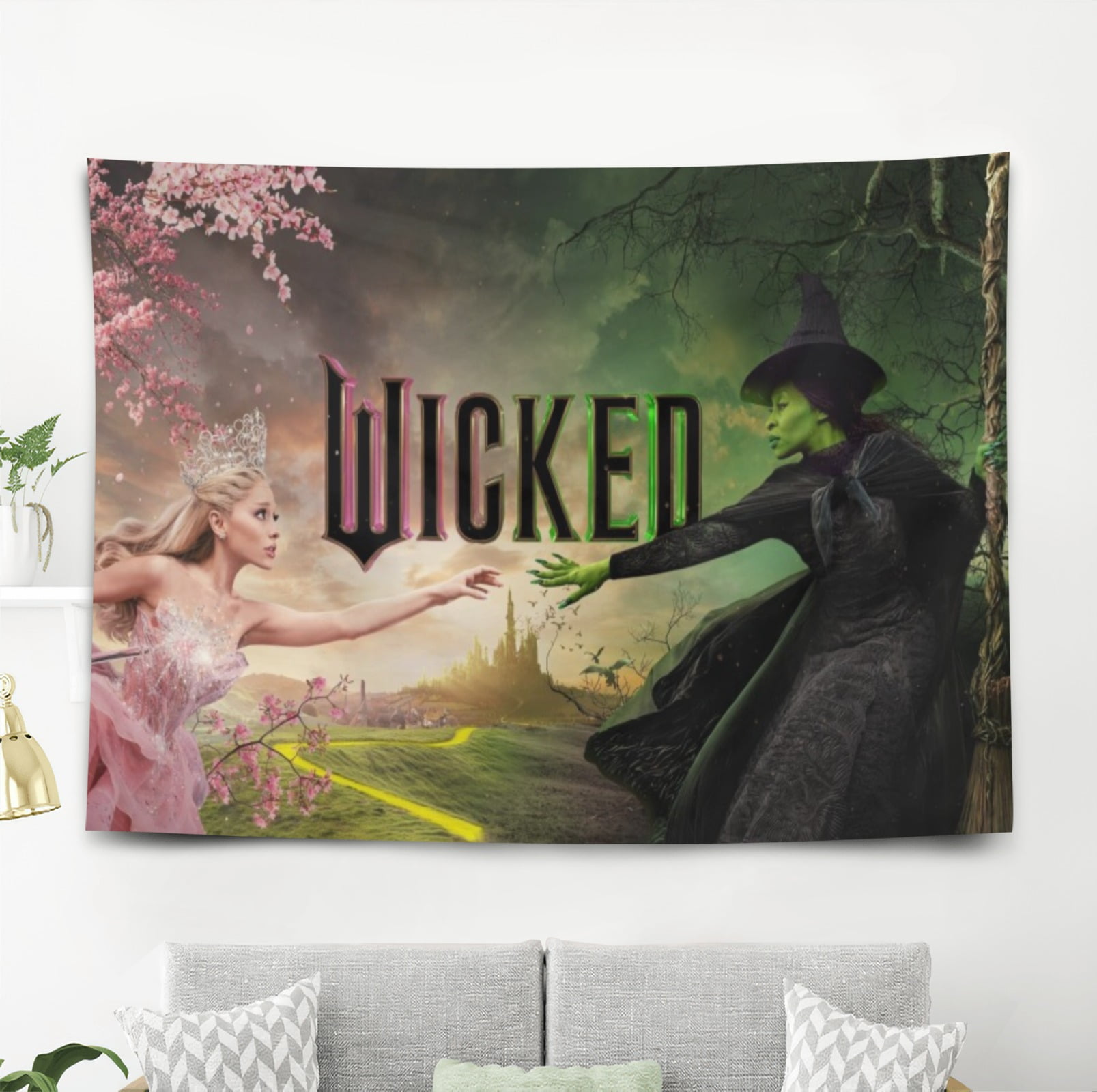 Wicked Tapestry Gift Wall Hanging Backdrop for Room Bedroom Girls Fans ...