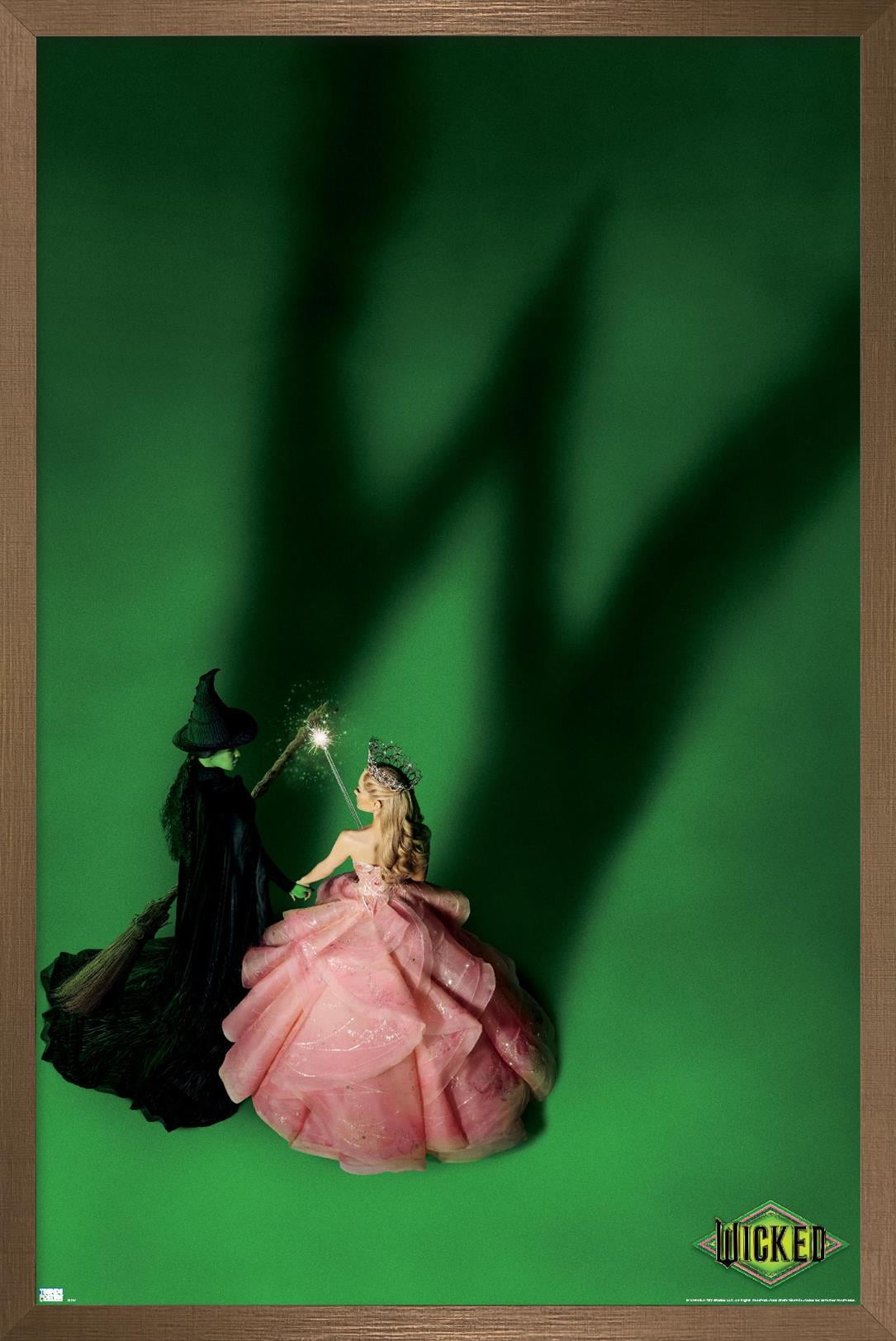 Wicked - Teaser One Sheet Wall Poster, 14.725" x 22.375" Framed ...