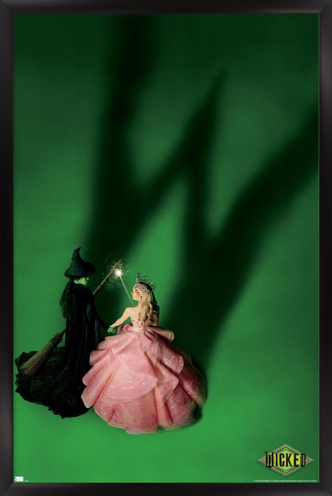 Wicked - Teaser One Sheet Wall Poster, 22.375" x 34" Framed - Walmart.com