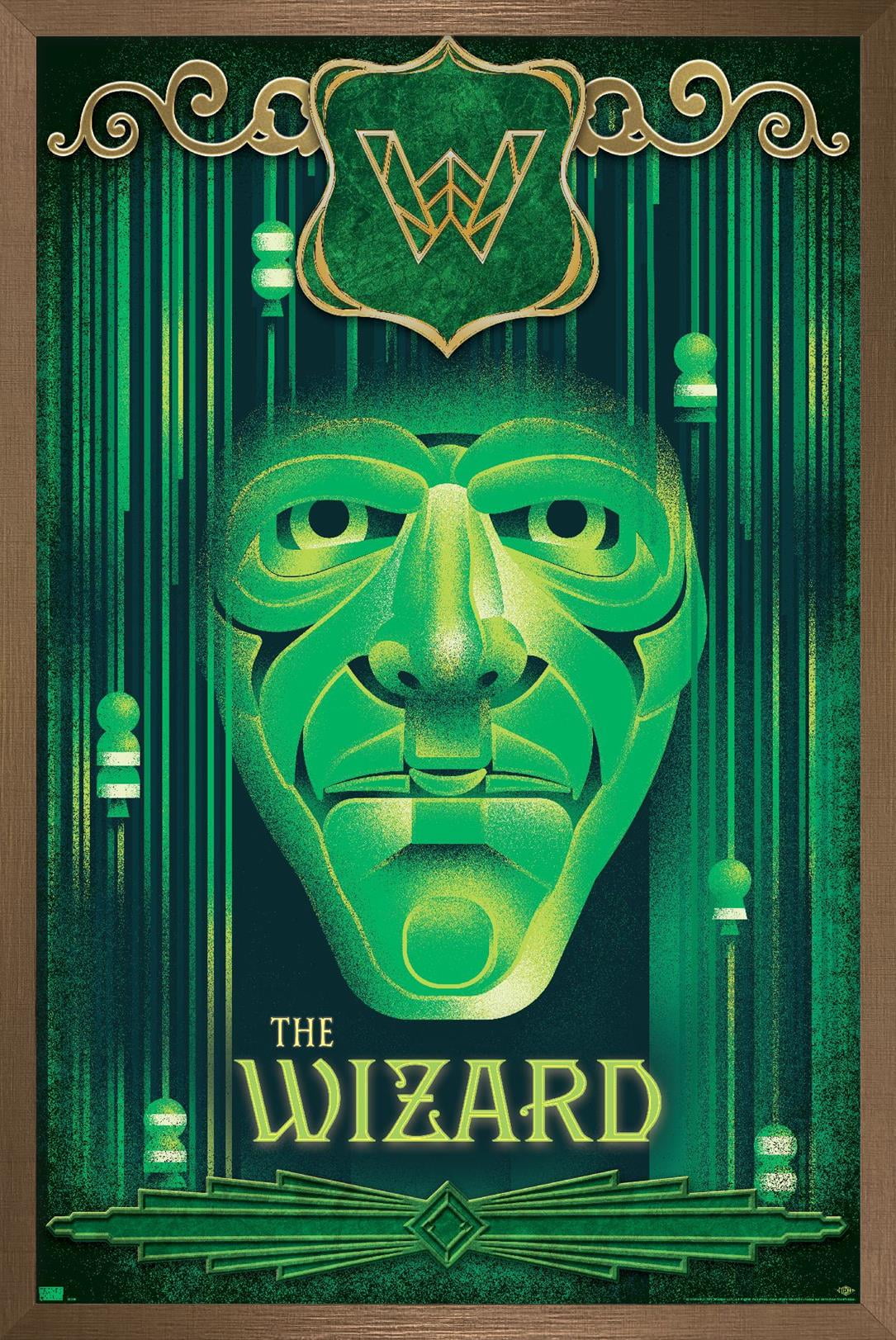 Wicked - The Wizard Wall Poster, 22.375" x 34" Framed - Walmart.com