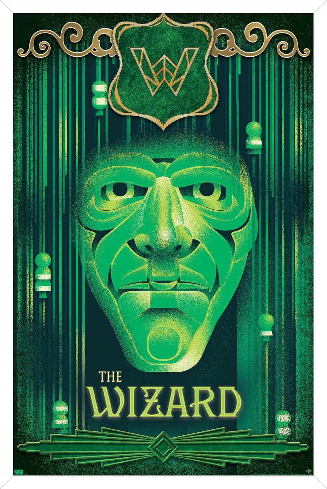 Wicked - The Wizard Wall Poster, 22.375" x 34" Framed - Walmart.com