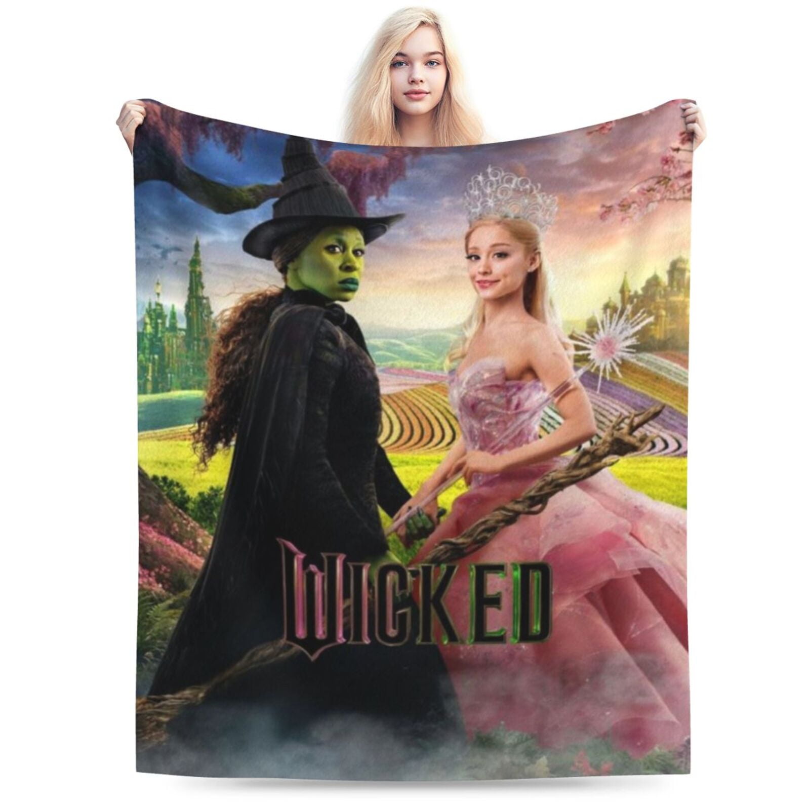 Wicked Throw Blanket,Ultra-Soft Micro Fleece Blanket,Microfiber Blanket ...