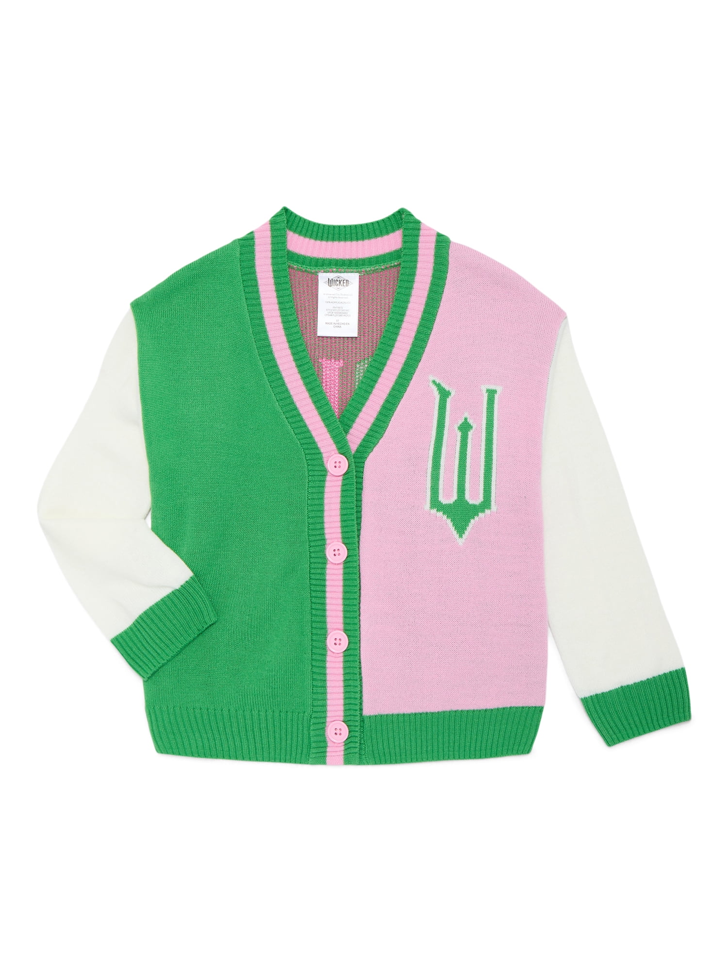 Wicked Toddler Girls Button Down Cardigan with Long Sleeves, Sizes 2T ...
