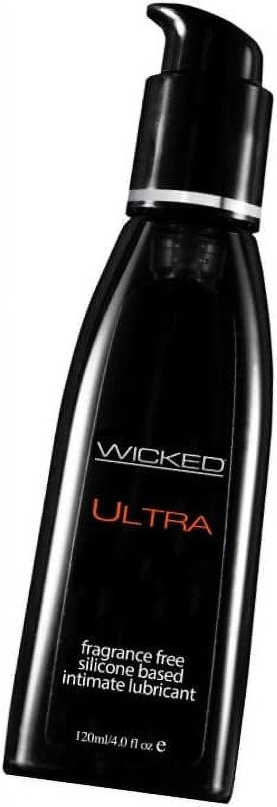 Wicked ULTRA Fragrance-Free Silicone-Based Intimate Lubricant, Sensuous ...