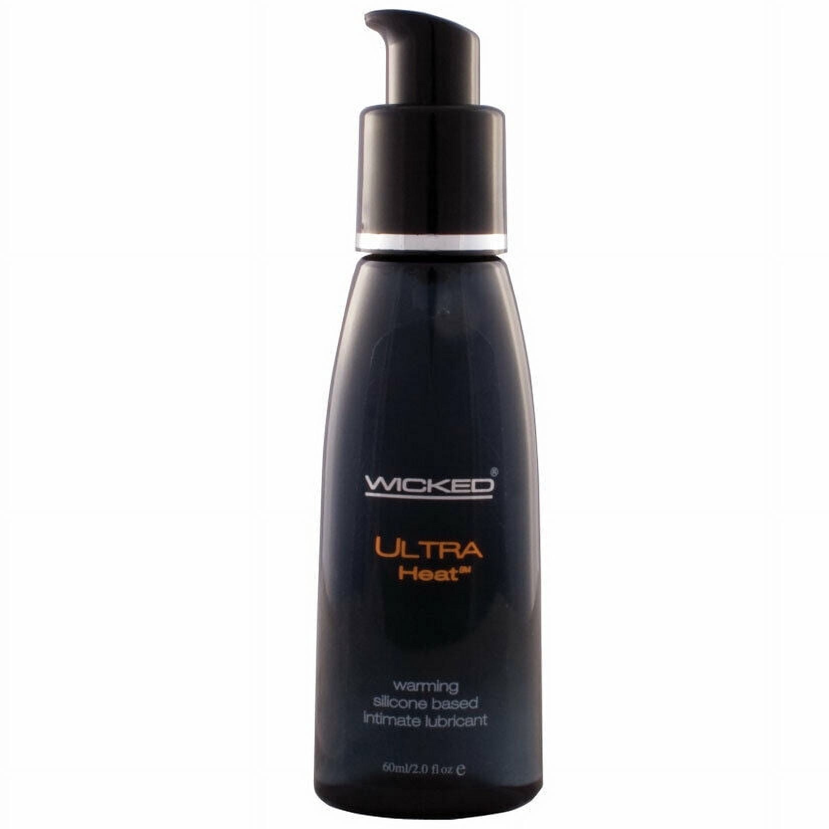 Wicked Ultra Heat Silicone Based Personal Lubricant, Warming 2 fl oz ...
