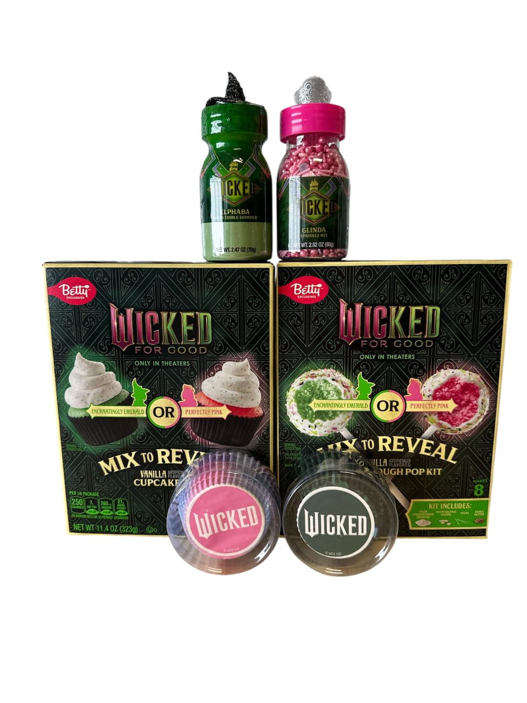 Wicked Vanilla Cupcake and Cake Pop Kit bundle, sprinkles and baking ...