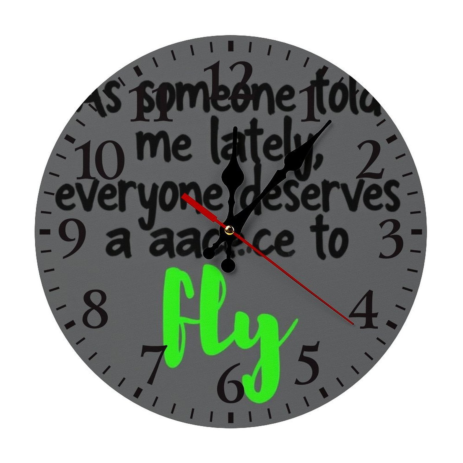 Wicked Wisdom Wall Clock Modern Design Clocks Wall Hanging Home Office ...