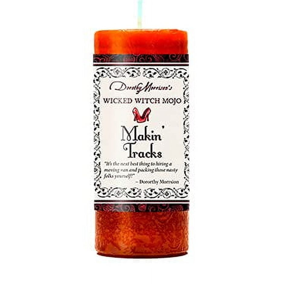 Wicked Witch Mojo Makin Tracks Candle by Dorothy Morrison - Walmart.com