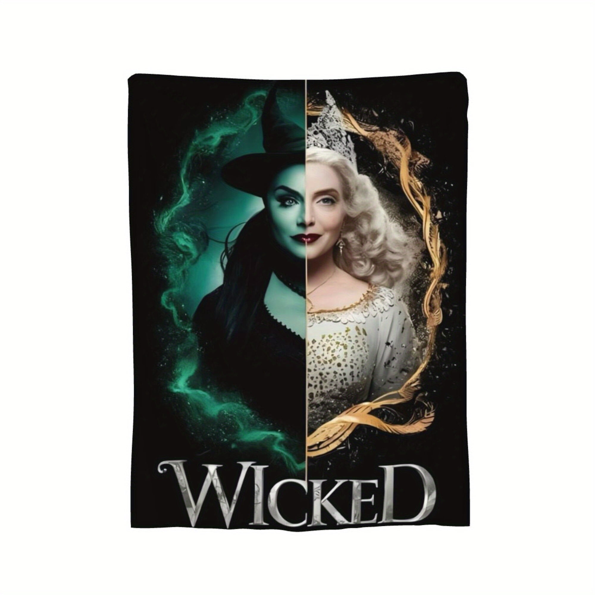 Wicked Witch & Princess Premium Flannel Cloud Blanket - Ultra Soft Anti ...