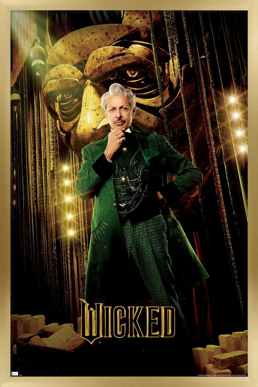 Wicked - Wizard One Sheet Wall Poster, 14.725" x 22.375" Framed ...