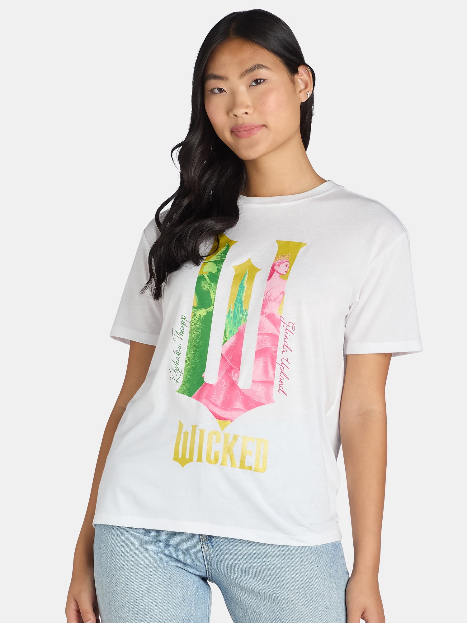 Wicked Women's Graphic Tee with Short Sleeves, Sizes XXS-XXL - Walmart.com