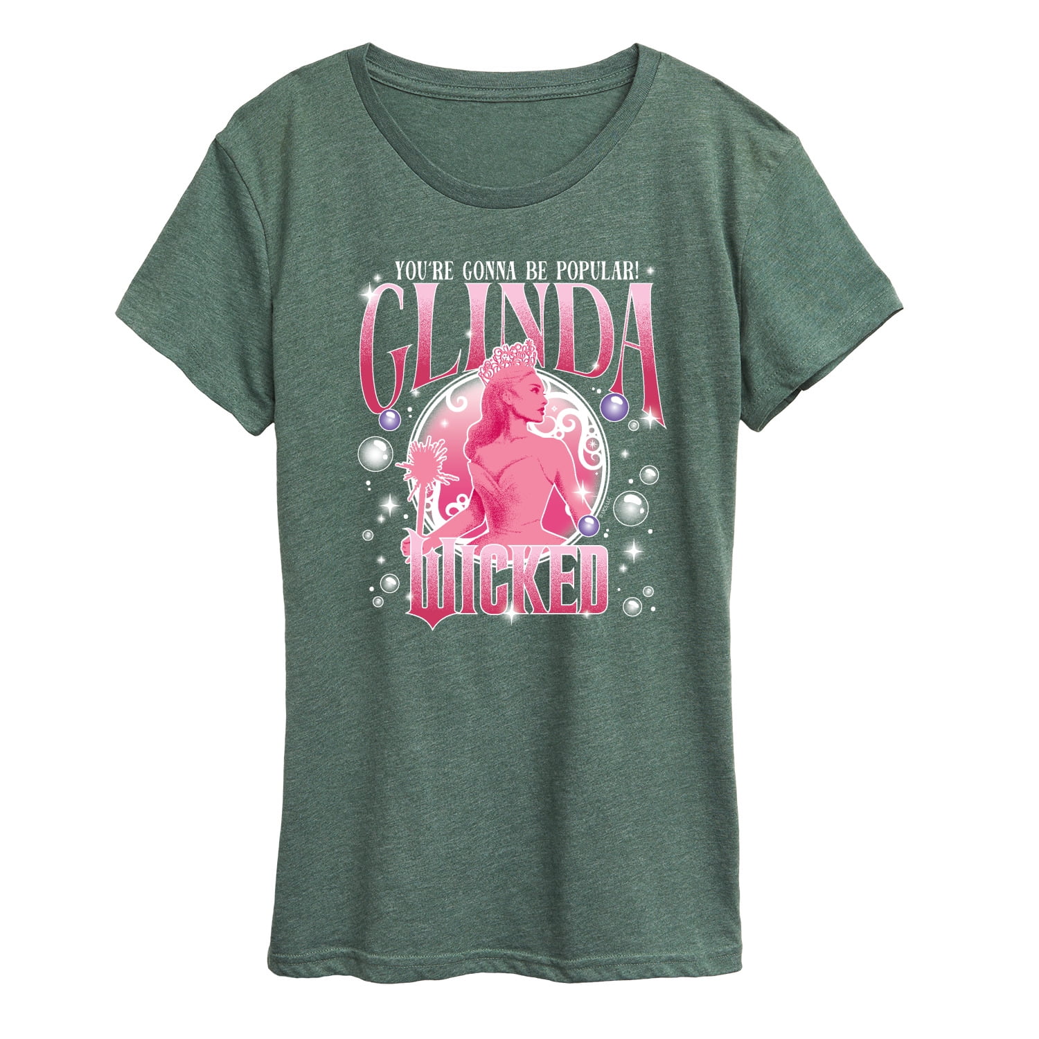 Wicked - You're Gonna Be Popular Glinda - Women's Short Sleeve Graphic ...