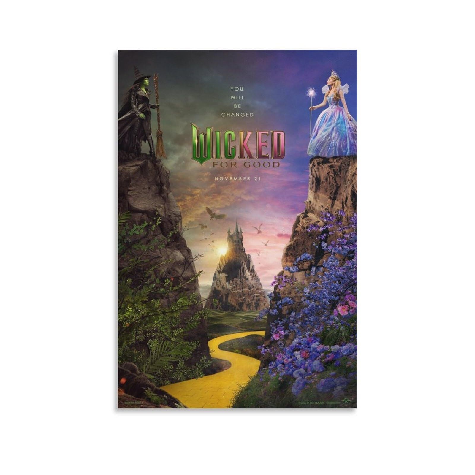 Wicked for Good - Vintage Blockbuster Movie Poster 2025 New Movie ...