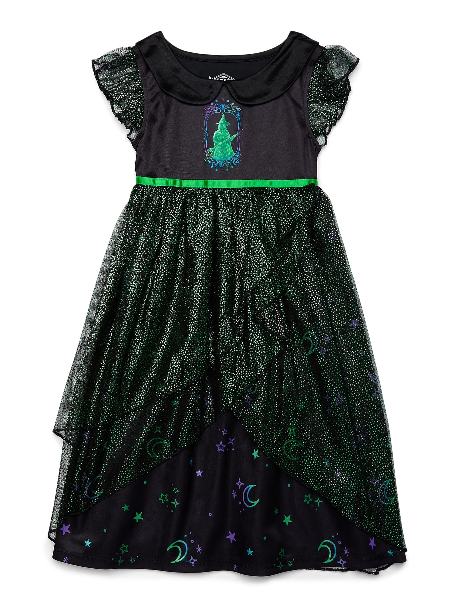 Wicked's Elphaba Toddler Girls Fantasy Gown, Sizes 2T-5T - Walmart.com