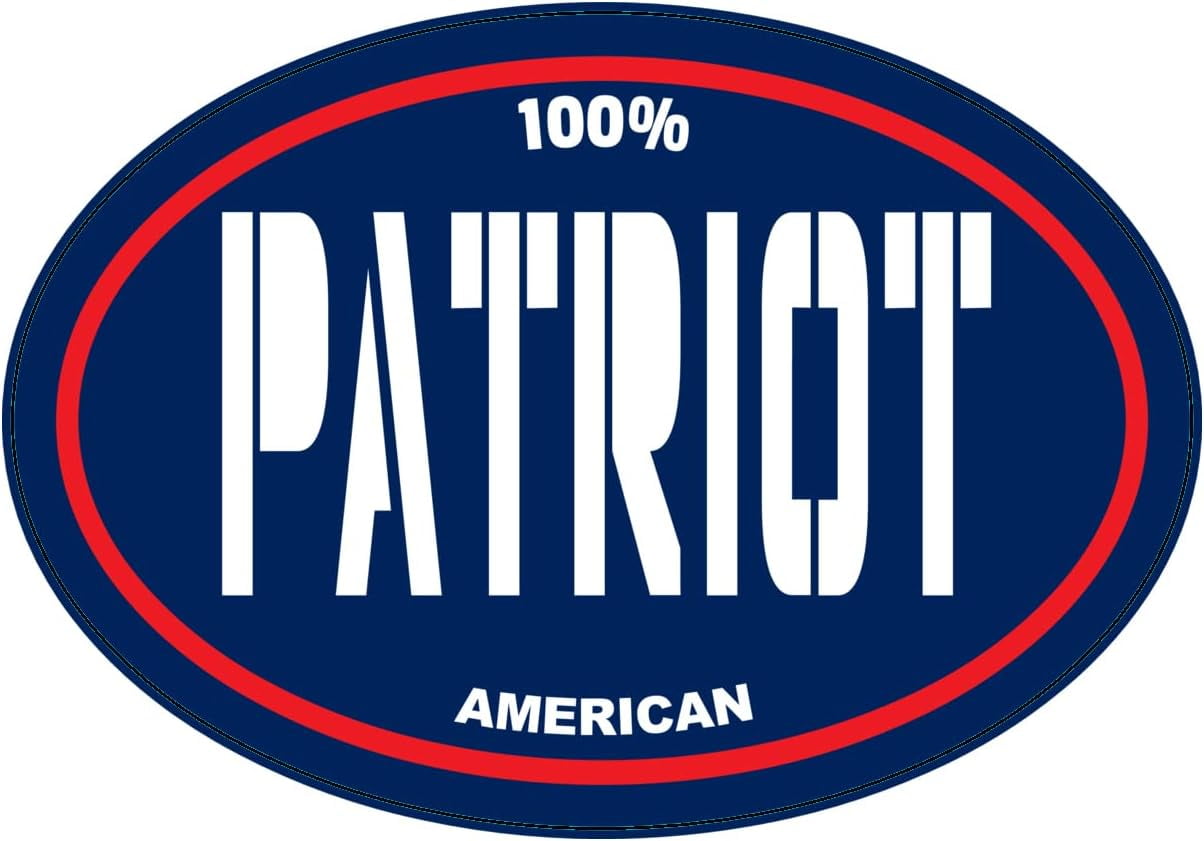 WickedGoodz American Patriot Decal - Patriotic Bumper Sticker - for ...