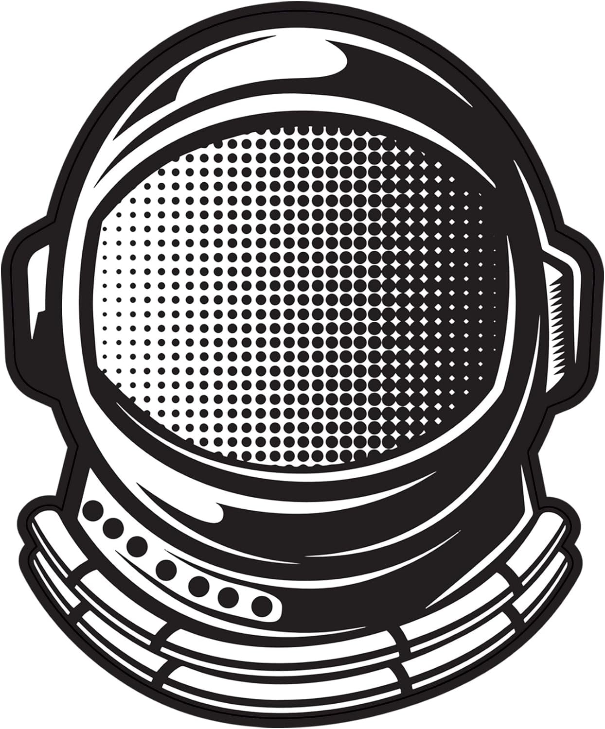 WickedGoodz Astronaut Helmet Vinyl Decal - Space Bumper Sticker - for ...