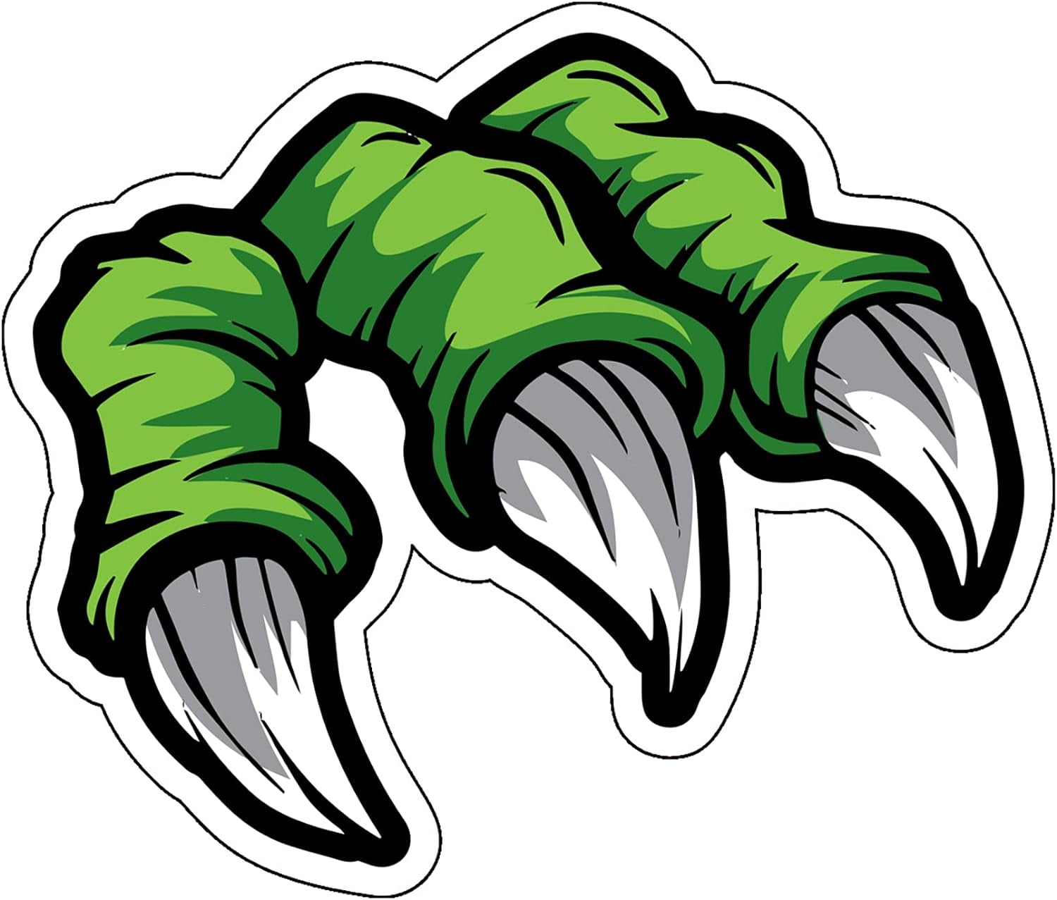 WickedGoodz Dino Claw Decal - Dinosaur Bumper Sticker - for Laptops ...