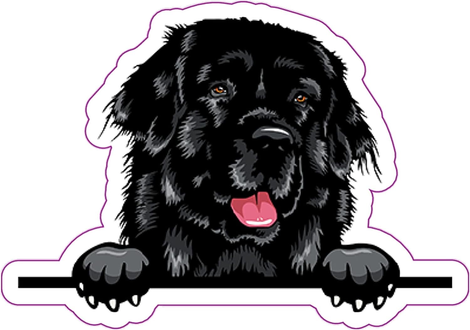 WickedGoodz Newfoundland Vinyl Decal - Dog Breed Bumper Sticker ...