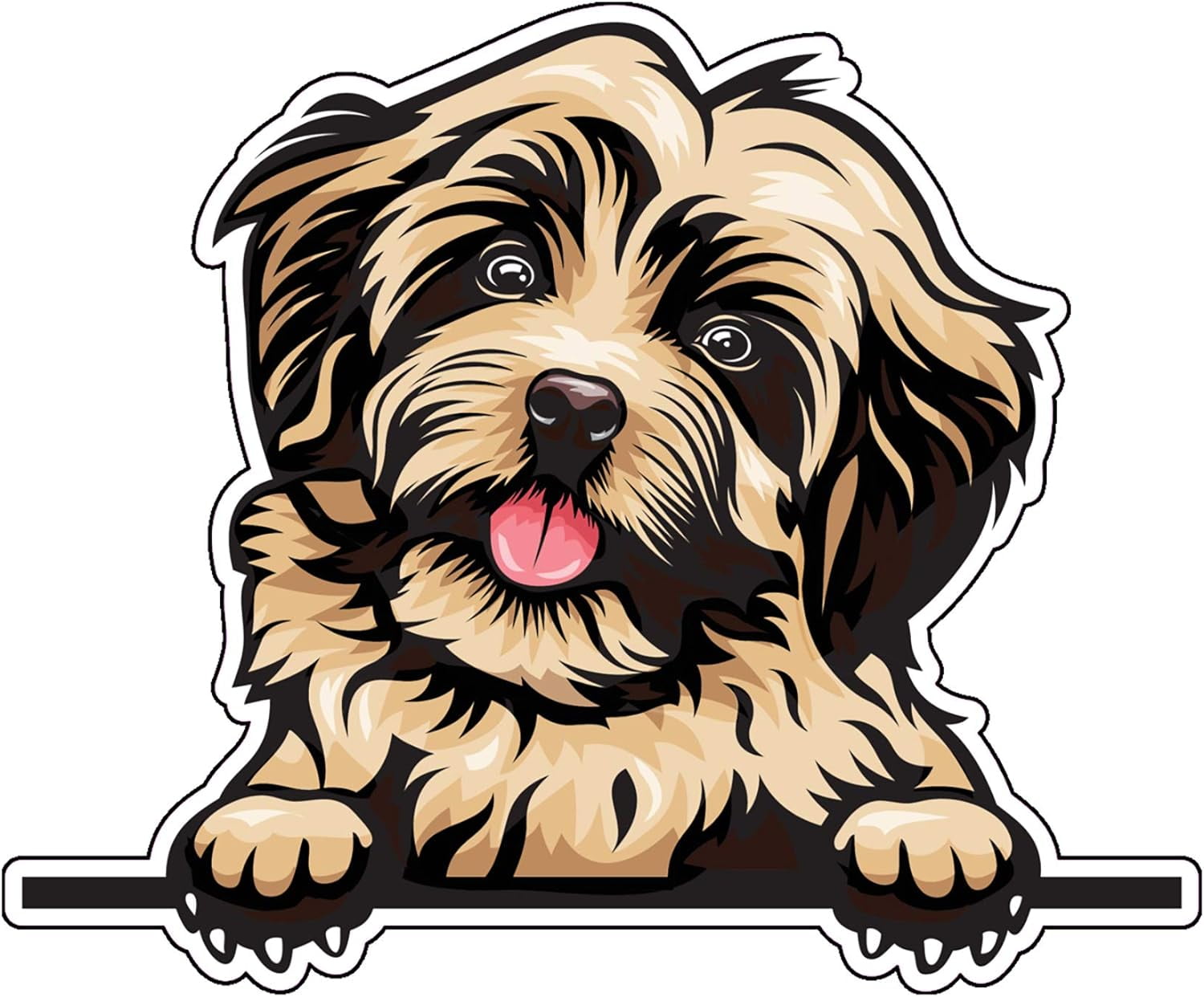 WickedGoodz Smiling Havanese Vinyl Decal - Dog Breed Bumper Sticker ...