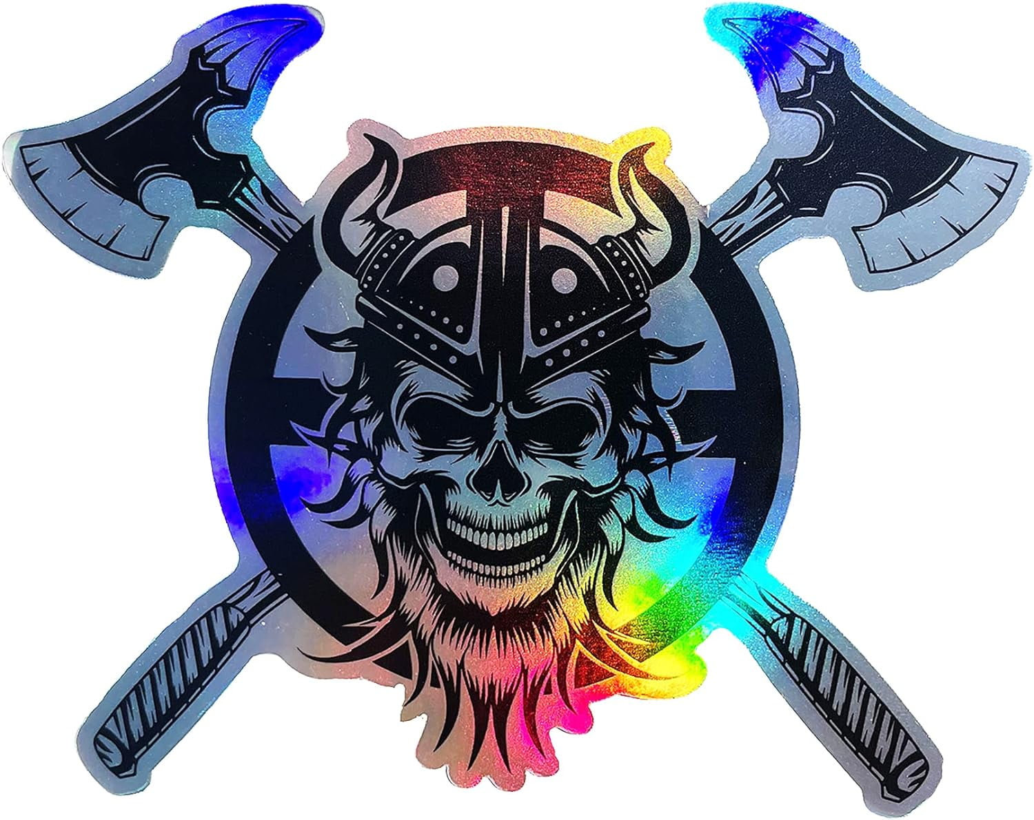 WickedGoodz Viking Holographic Vinyl Decal - Valhalla Warrior - Norse ...