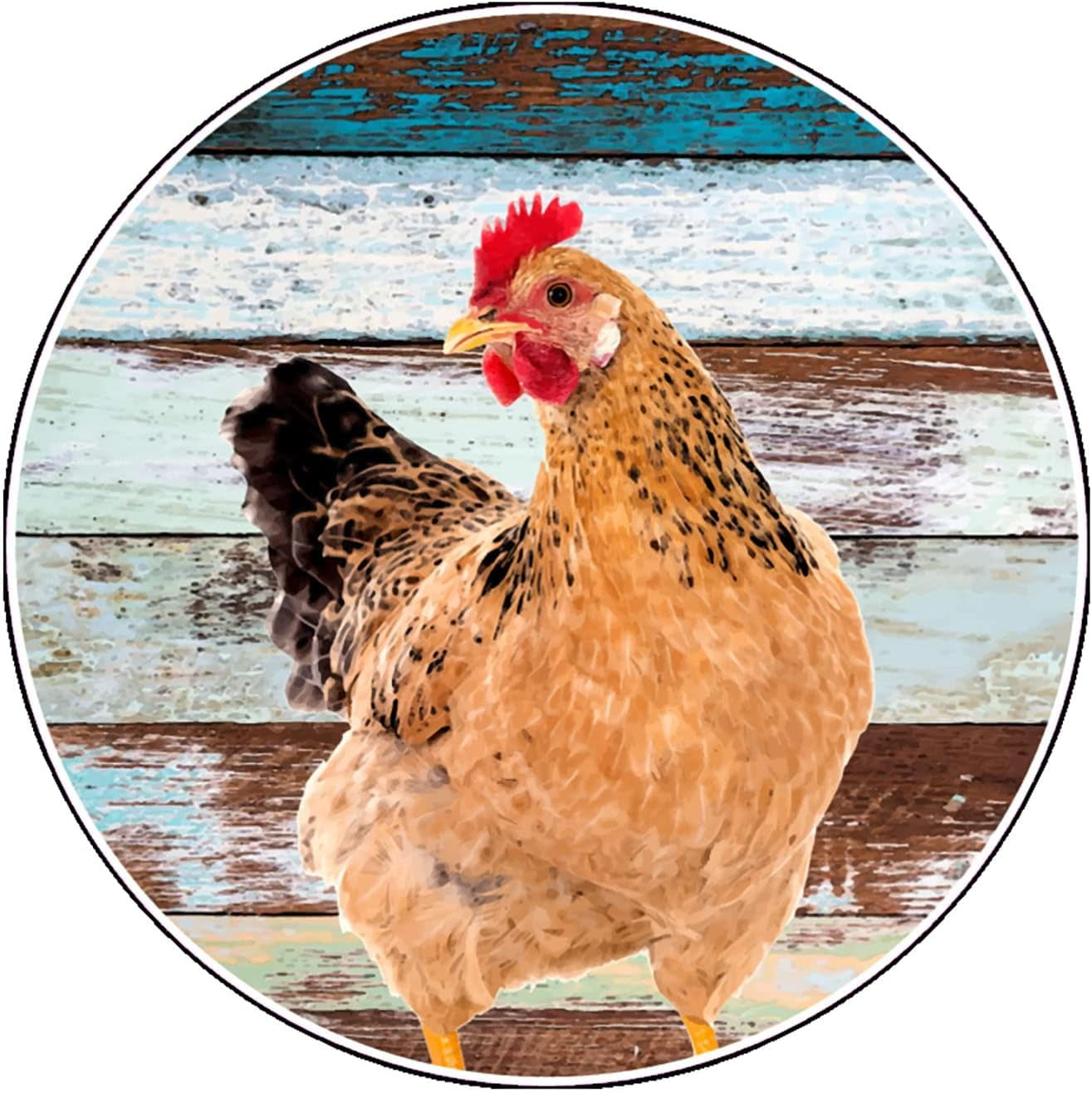 Wickedgoodz Funny Chicken Vinyl Decal - Farming Bumper Sticker - for ...