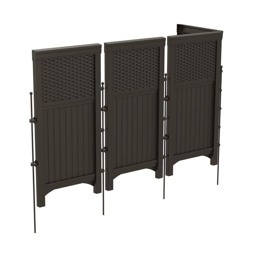 Wicker 44 in. Resin Screen Enclosure - Walmart.com