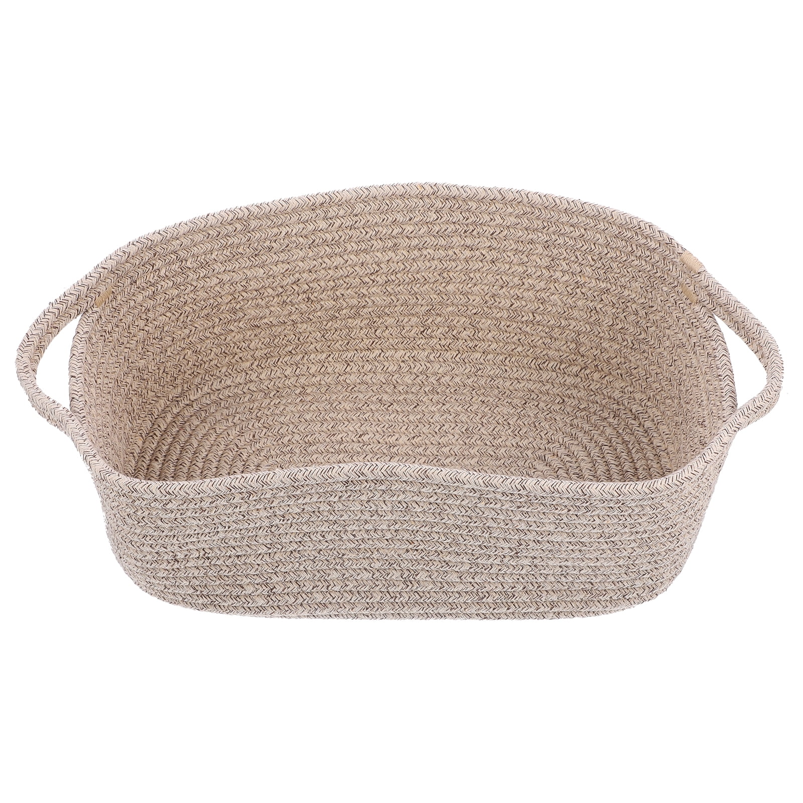 Wicker Basket Storage Bins Laundry Large Rectangle Vegetable Weaving ...