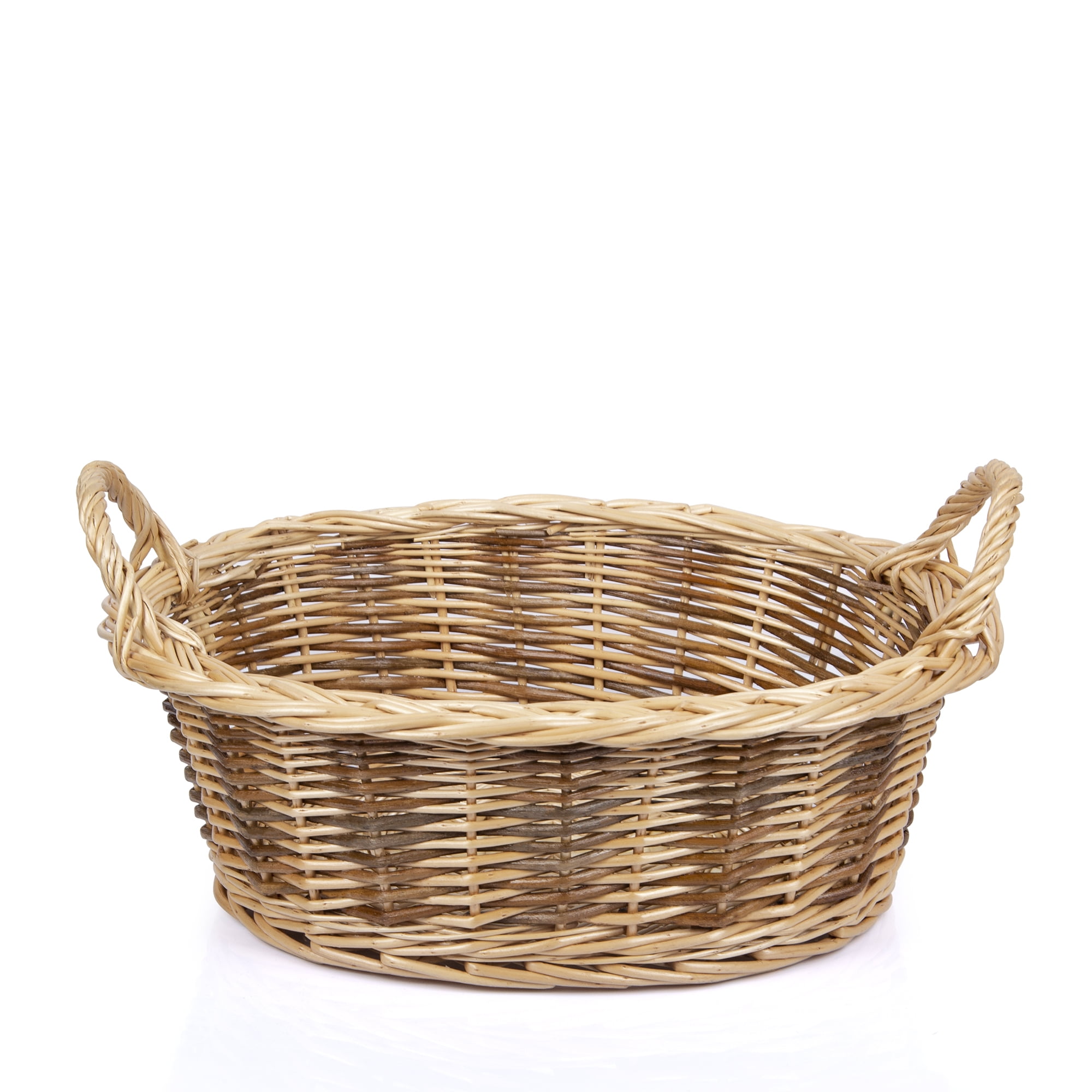 Decorative Wicker Gift Basket with Handle for Women, Ideal for Holidays ...