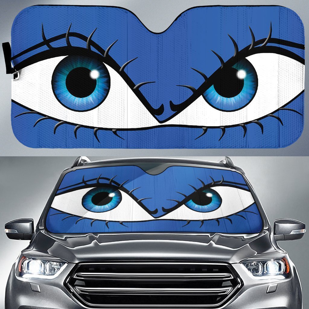 Wicker Girl Car Eyes Sun Shade Custom Car Accessories, Car Windshield ...