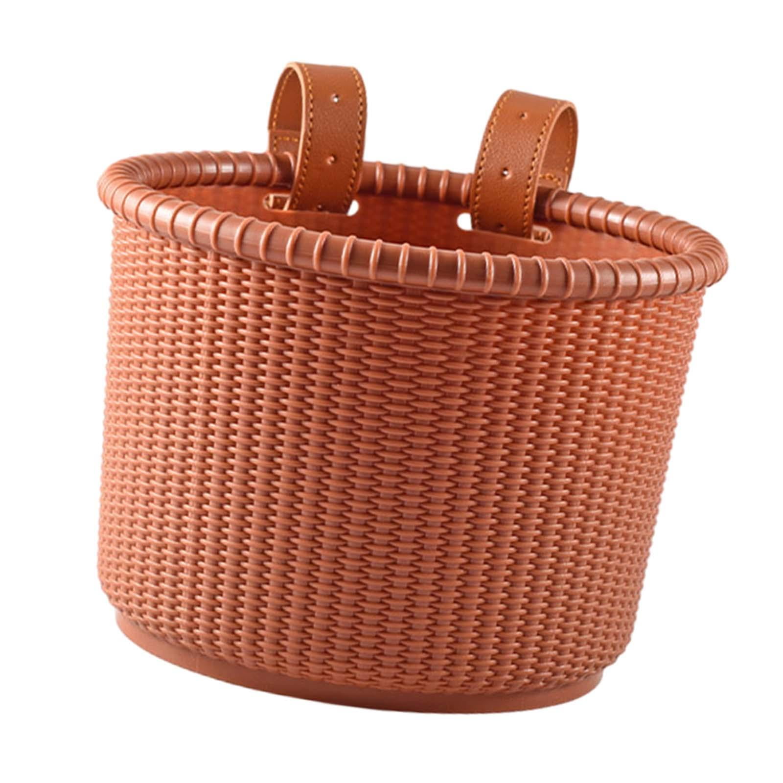 Wicker Kids Bike Basket Accessories Handlebar Basket for Boys Toddlers ...