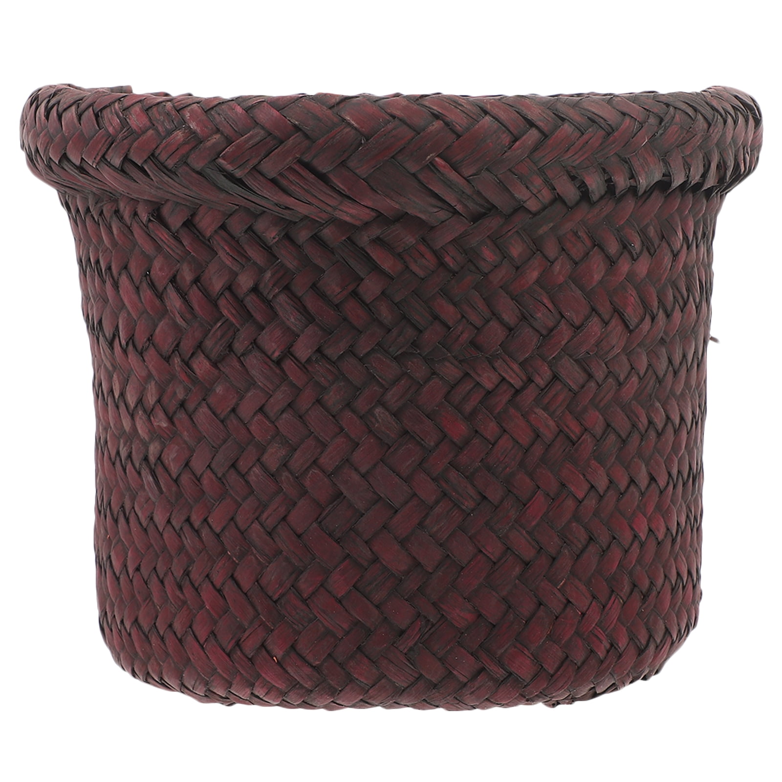 Wicker Plant Basket Woven Storage Seaweed Weaving Holder Office ...