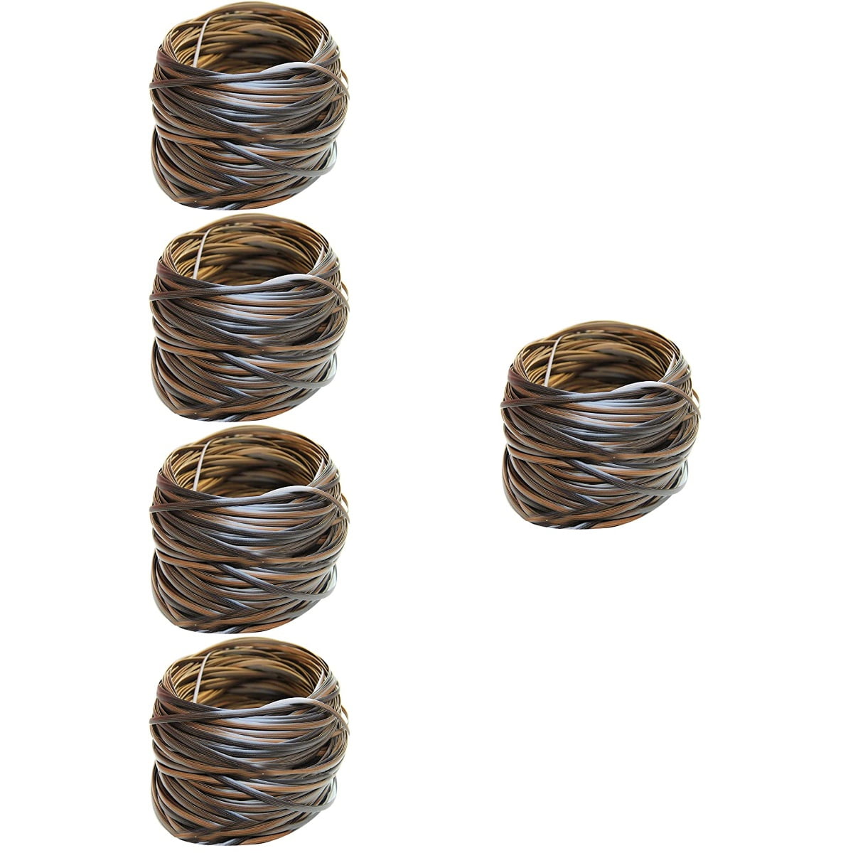 Wicker Repair Kit,5 Rolls Plastic Wicker Imitation Rattan Chairs Diy ...