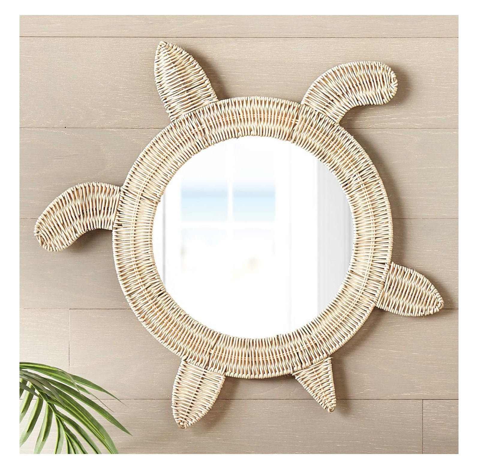 Wicker Sea Turtle Mirror - Walmart.com
