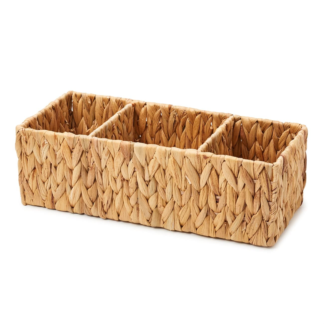 Wicker Toilet Basket, 3 Section Wicker Baskets ,Toilet Paper Basket ...