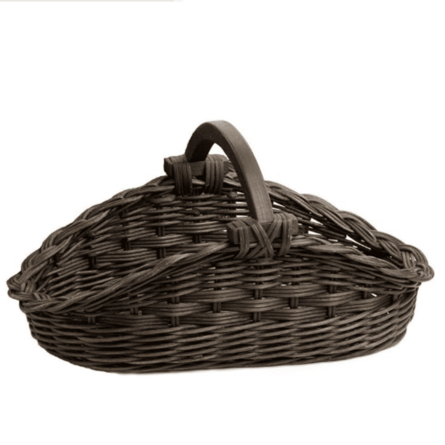 Wicker g Basket, Small, 18.5 in L x 10 in W x 9 in H, Antique Walnut ...