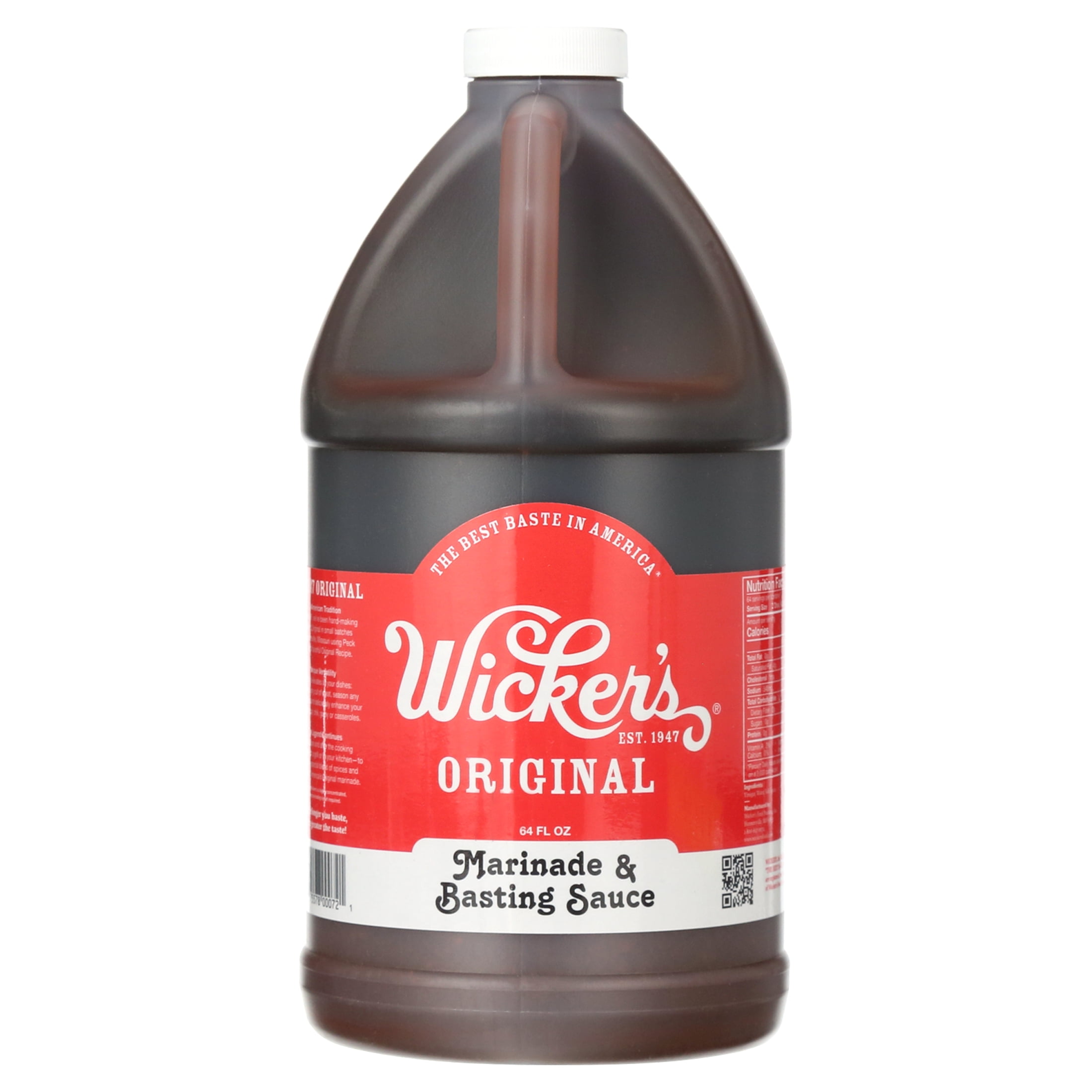 Wicker's Original Marinade Baste, 64 fl oz - All-Purpose Marinade for ...