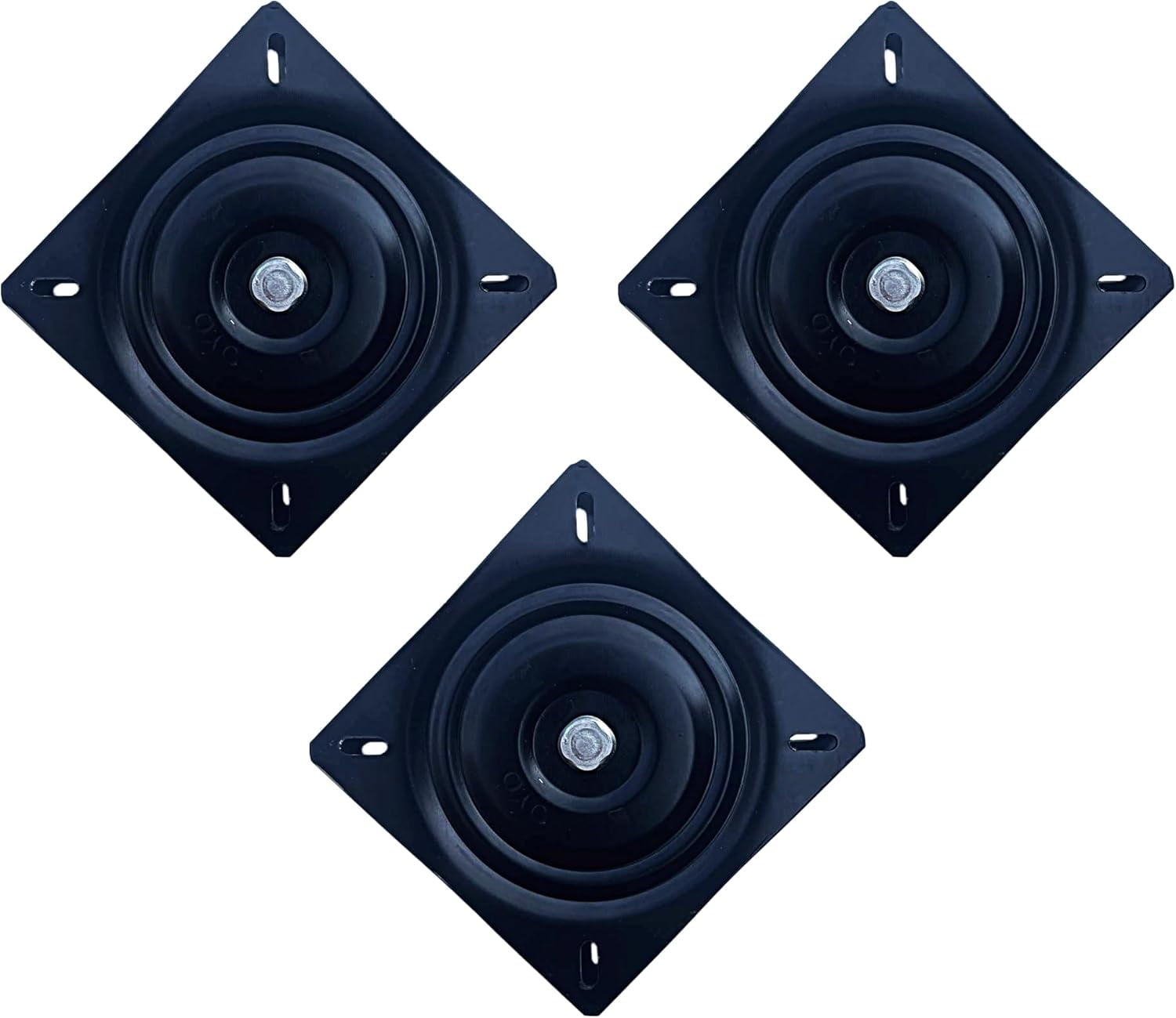 Wickerix 3 PCS Heavy Duty Flat Swivel Mechanism with Bolts and Nuts Kit ...