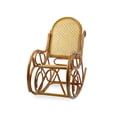 Wickerix Milano Modern Rocking Chair, Natural Rattan Wicker, ECO ...