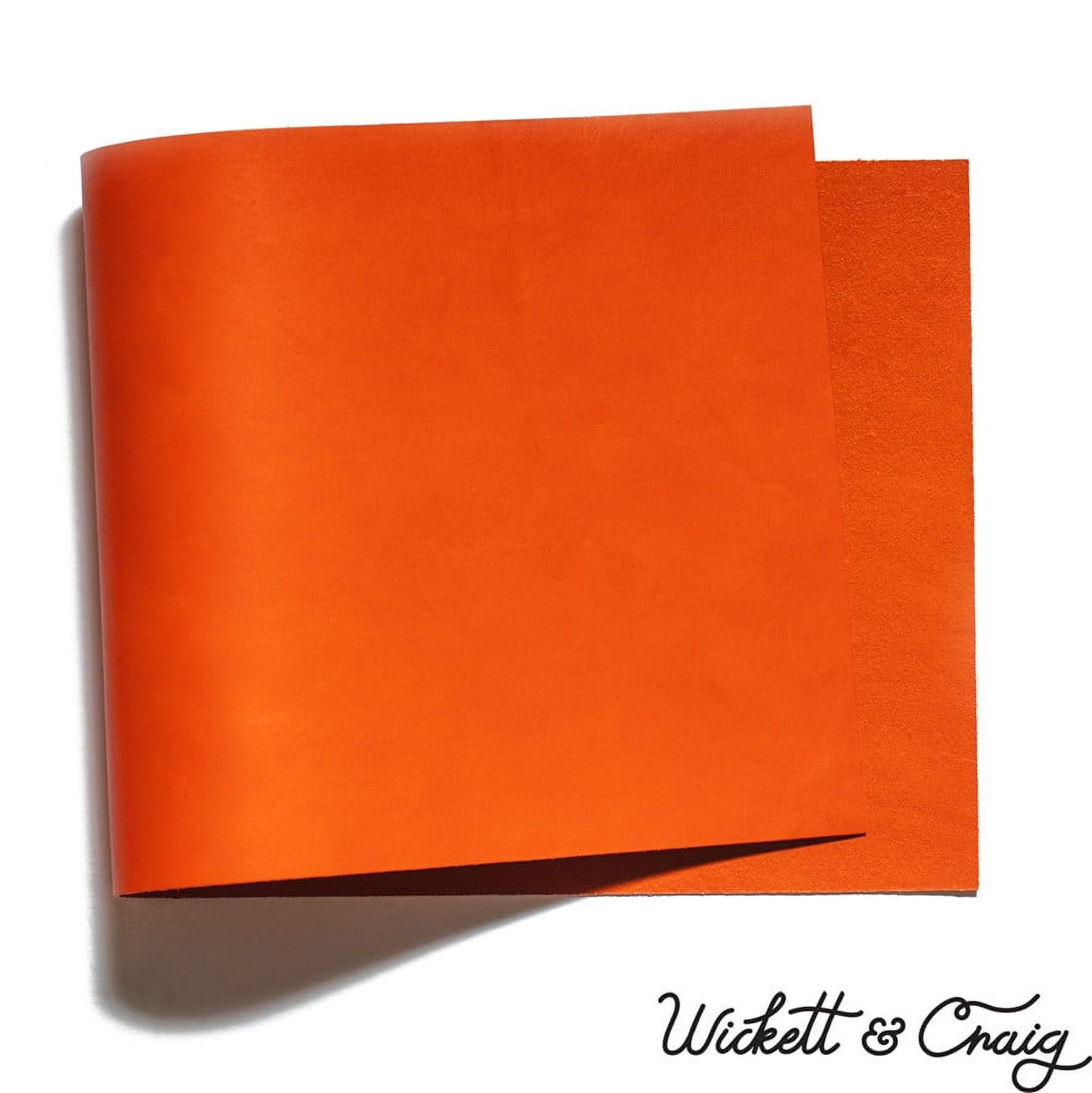 Wickett & Craig English Bridle Leather Panels, Carrot - Walmart.com